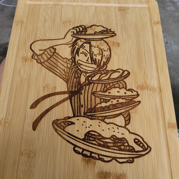 Anime Cutting Board - Etsy
