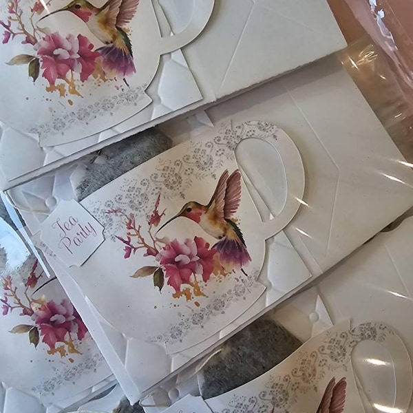 Hummingbird Tea Party Favor for Birthday or Beau-tea-ful Bridal Shower ...