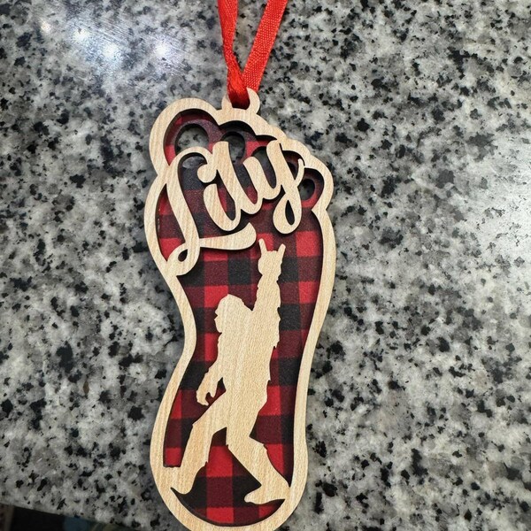 Personalized Native American Layered Wood Ornament, Custom Indigenous ...