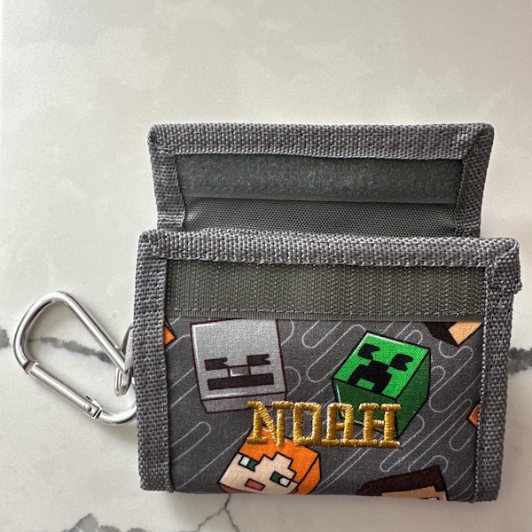 Personalized Girls Wallet, Girls First Wallet, Girls Wallet With Coin ...