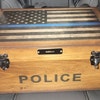 Police Thin Blue Line Keepsake Box - Etsy
