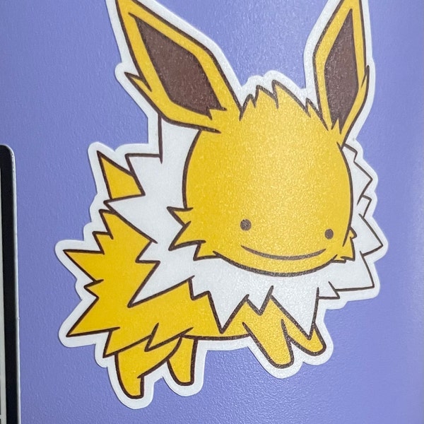 Ditto Eeveelution Sticker Set | Vinyl | Pokemon | Waterproof - Etsy
