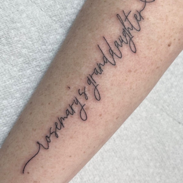 Tattoo Design Script Calligraphy Names - Etsy