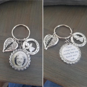 Memorial Keychain in Memory of Gift Remembrance Keychain - Etsy
