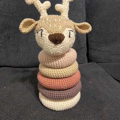 PDF Pattern: Little Deer Stacking Ring Crochet Toy - Etsy