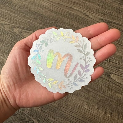 Kate Font Vinyl Name Decal Holographic Decal Name Decal - Etsy