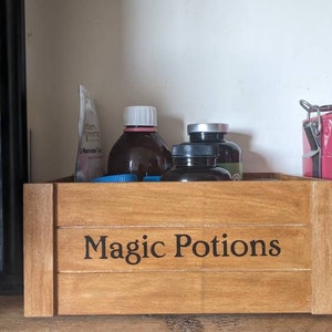 To Be Read Wooden Crate Hand Painted Wood Box Storage for Books Gifts ...