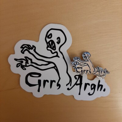 Grr Argh Soft Enamel Lapel Pin, Inspired by Buffy the Vampire Slayer ...