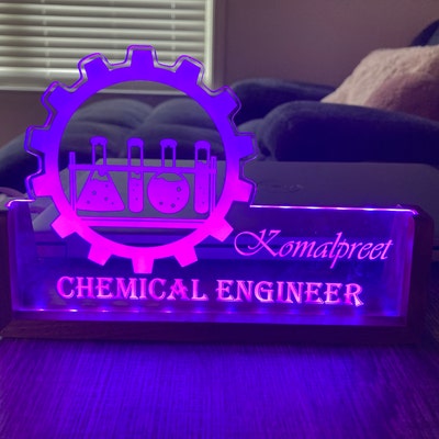 Custom Excavator Desk Name Plate Wedge, Personalized Nameplate Office ...