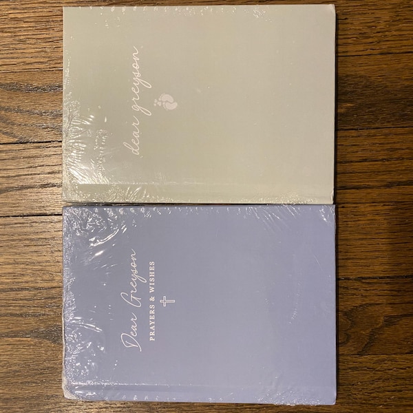 Letters to My Son Notebook - Personalized Dear Son Journal - Baby Boy ...