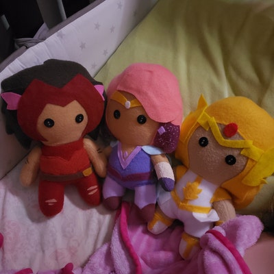 She-ra Princess of Power She-ra Adora Catra Fleece Plush Dolls - Etsy