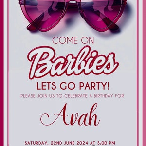 Pop Star Concert Ticket Birthday Invite, in My Era Birthday, Ticket ...