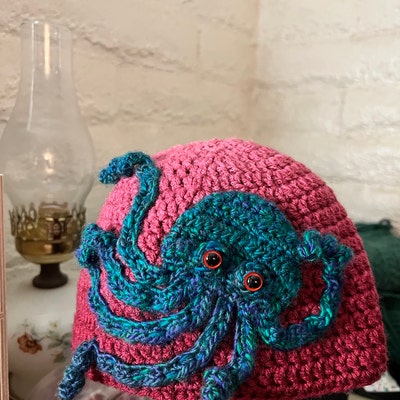 Pattern Only for Crochet Octopus Hat - Etsy