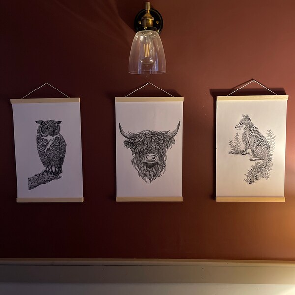 Fox Zentangle - Etsy