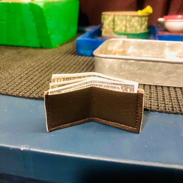 Mini Wallet With Mini Money for American Girl/boy - Etsy