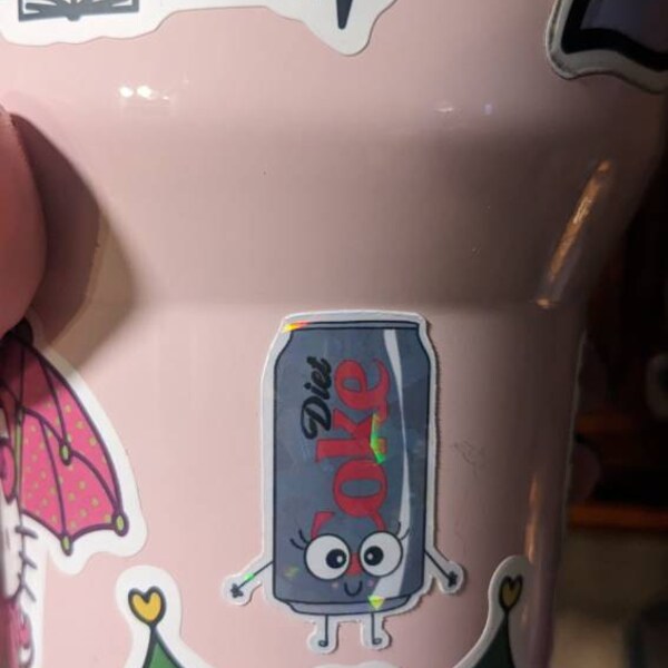 Coca-cola Sticker Soda Pop Sticker Sticker for Water Bottle Kawaii ...