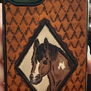 Custom Tooled Leather Native American Headdress Phone Case - Etsy