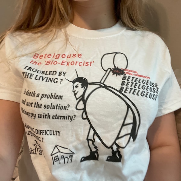Betelgeuse Horror Funny Retro 80s White T-shirt Any Size - Etsy