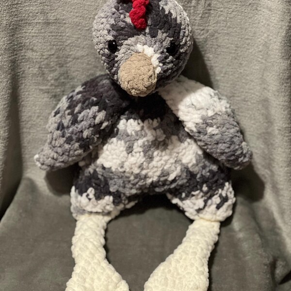 Big Little Chickie Knotted Lovey Crochet Chicken PATTERN - Etsy