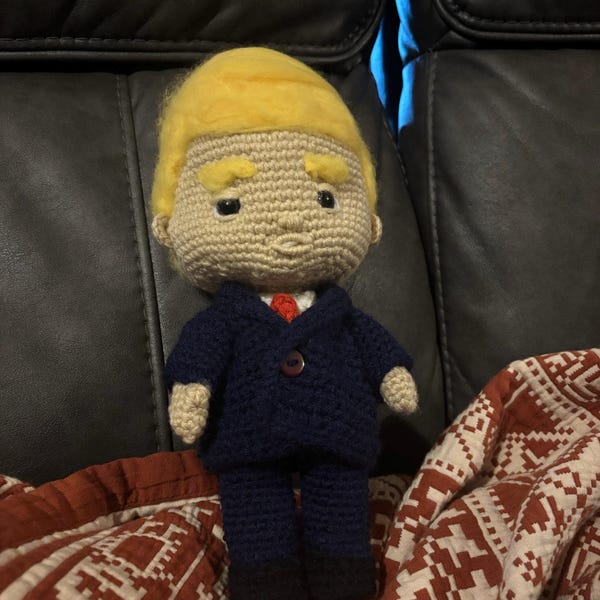 CROCHET PATTERN: Amigurumi-trump Doll - Etsy