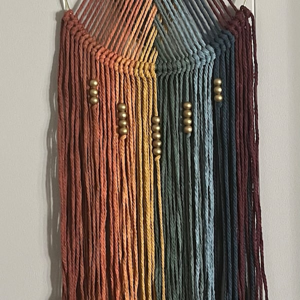 Macrame Hoop Wall Hanging - Custom Macrame - Boho Decor - Macrame Decor ...