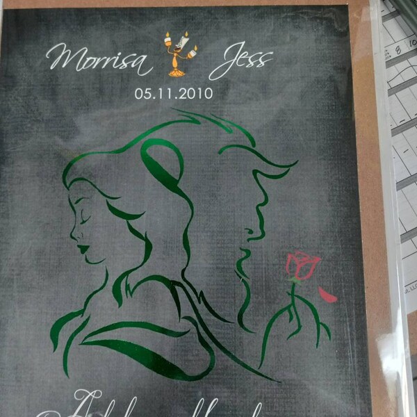 Disney Beauty and the Beast Wedding Gift, Disney Wedding Gift, Disney ...