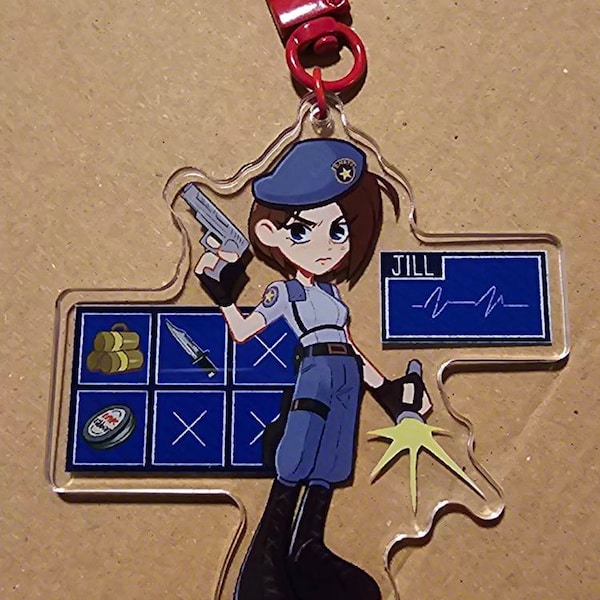 RESIDENT EVIL: Inventory Charms (reversible Acrylic Designs) - Etsy