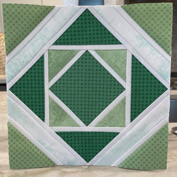 Acorn Quilt Pattern Block; PDF Instant Download; Acorn Paper Pieced ...