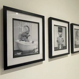 Highland Cow in a Shower Cap Print Cow Bathing Funny - Etsy UK