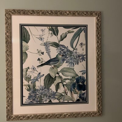 Vintage Bird And Botanical Collage Print Set No. 12, Botanical Art