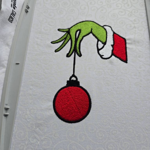 The Grinch Christmas Machine Embroidery Files 4x4 + 6x6 Hoop *INSTANT ...