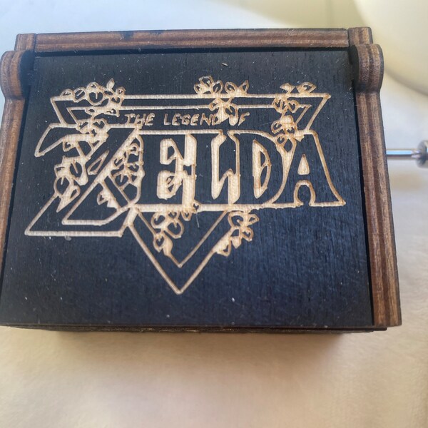 Zelda Music Box Theme Music Chest Wooden Engraved Handmade Vintage Gift Custom Engraved - Etsy