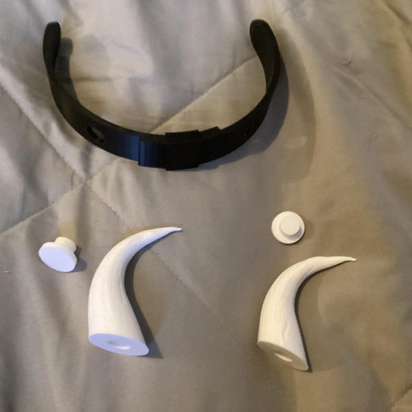 Cosplay Horns, Devil Horns, Demon Horns, Horns Headband, 3D Printed ...