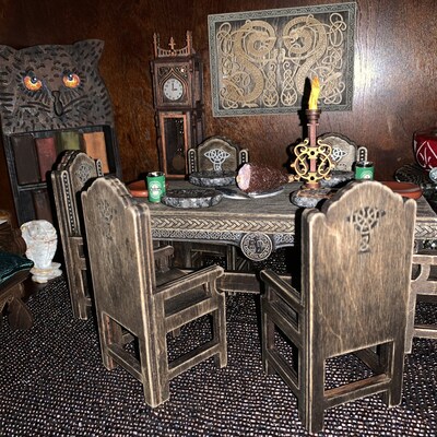 Handmade Wooden Gallows Hand Painted, Hangmans Noose 1:16 Scale, Creepy ...