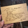 Recipe Cards, Handwritten Engraved Recipe, Custom Fridge Magnet ...
