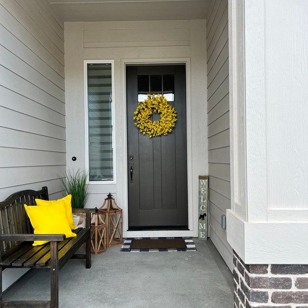 Horizontal Symbol Sign Dog Home Sign Rustic Dog Sign Paw Print Home ...