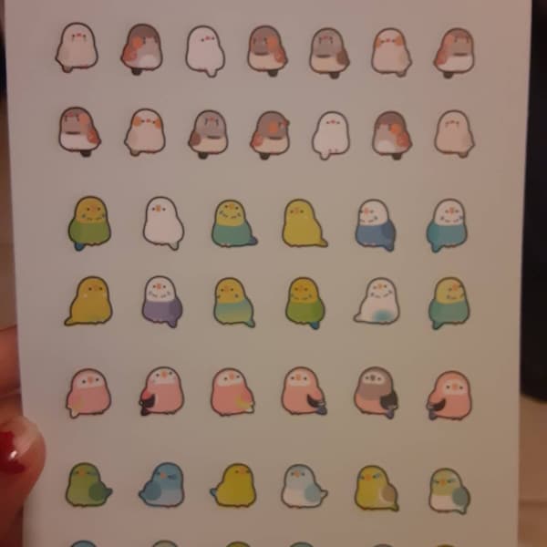 Bird Loafs Sticker Sheets - Etsy