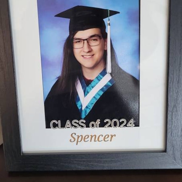 Class of 2024 Collège University Graduation Gift Personalized Photo ...