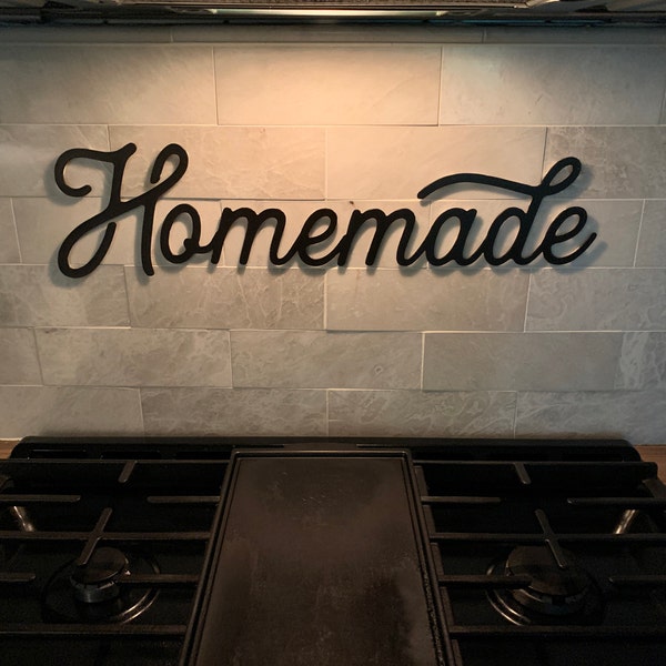 Homemade Metal Sign Retro Homemade Sign Metal Wall Art Homemade Sign ...