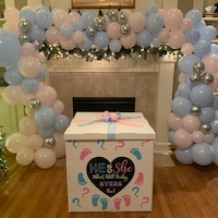 Jumbo Gift Box - the 28x28x28 Inch Surprise Gift Box / Oversized Gender ...