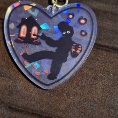 Wally Darling welcome Home Two-sided Holographic Charm - Etsy