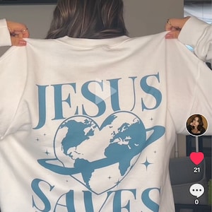 Jesus Loves You Christian Mental Health Hoodie Preppy Faith Sweatshirt ...