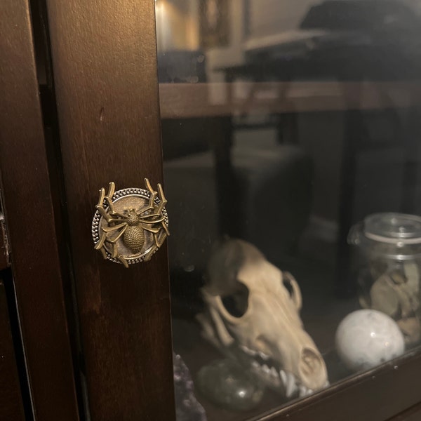 Bronze Spider Drawer Knobs / Spider Cabinet / Gothic Home Decor ...