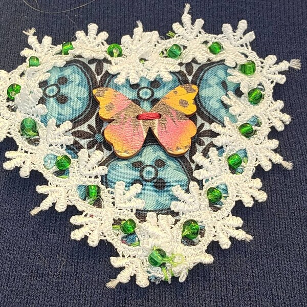 Cute Sewing Themed Fabric Pin - Etsy