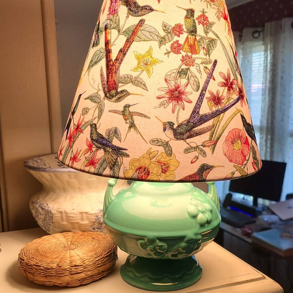 Hummingbird Lamp Shade. Birds. Sparkle. Shine. Trees. Flowers. Shades ...