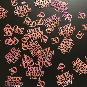 Personalised Birthday Confetti / Birthday Party Decor / Birthday ...