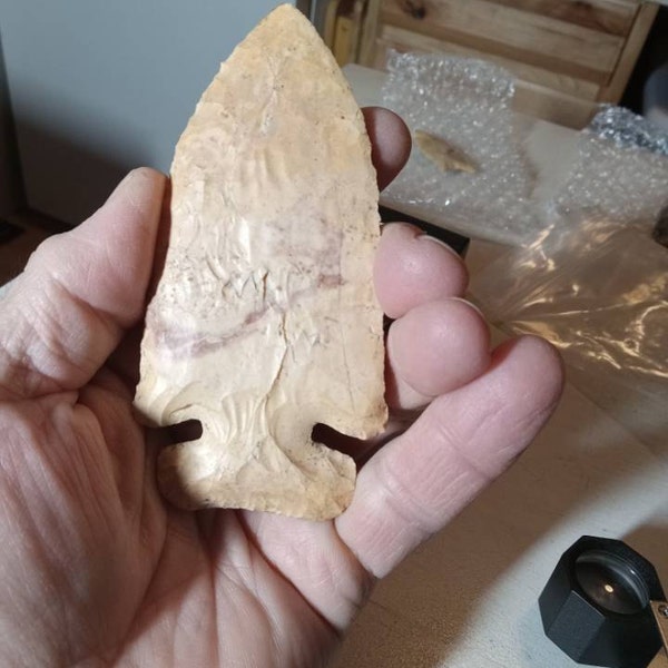 Authentic Indian Scraper Chisel Arrowhead Paleo Artifact - 1 3/4" X 4 1 ...