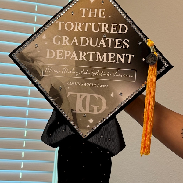 Custom Grad Cap Topper That's A Wrap Movie Theater Graduation Cap Film ...