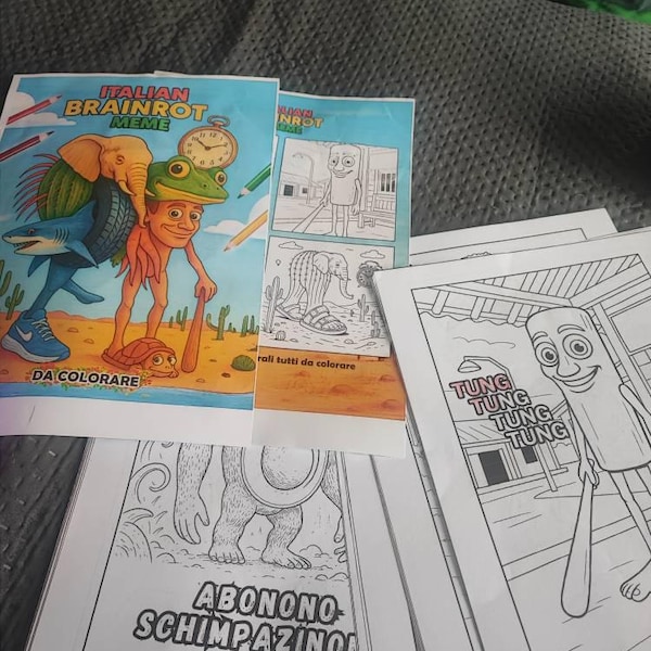 Brainrot da colorare da stampare /printable /para imprimir, 31 ...
