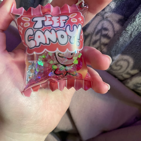 Puffy Teef Candy Keychain! - Etsy